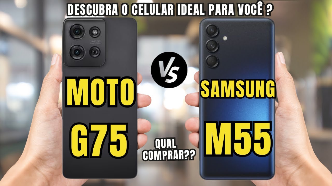MOTO G75 5G VS SAMSUNG M55 5G QUAL COMPRAR ?? | COMPARATIVO 📱 @canaldwn ...