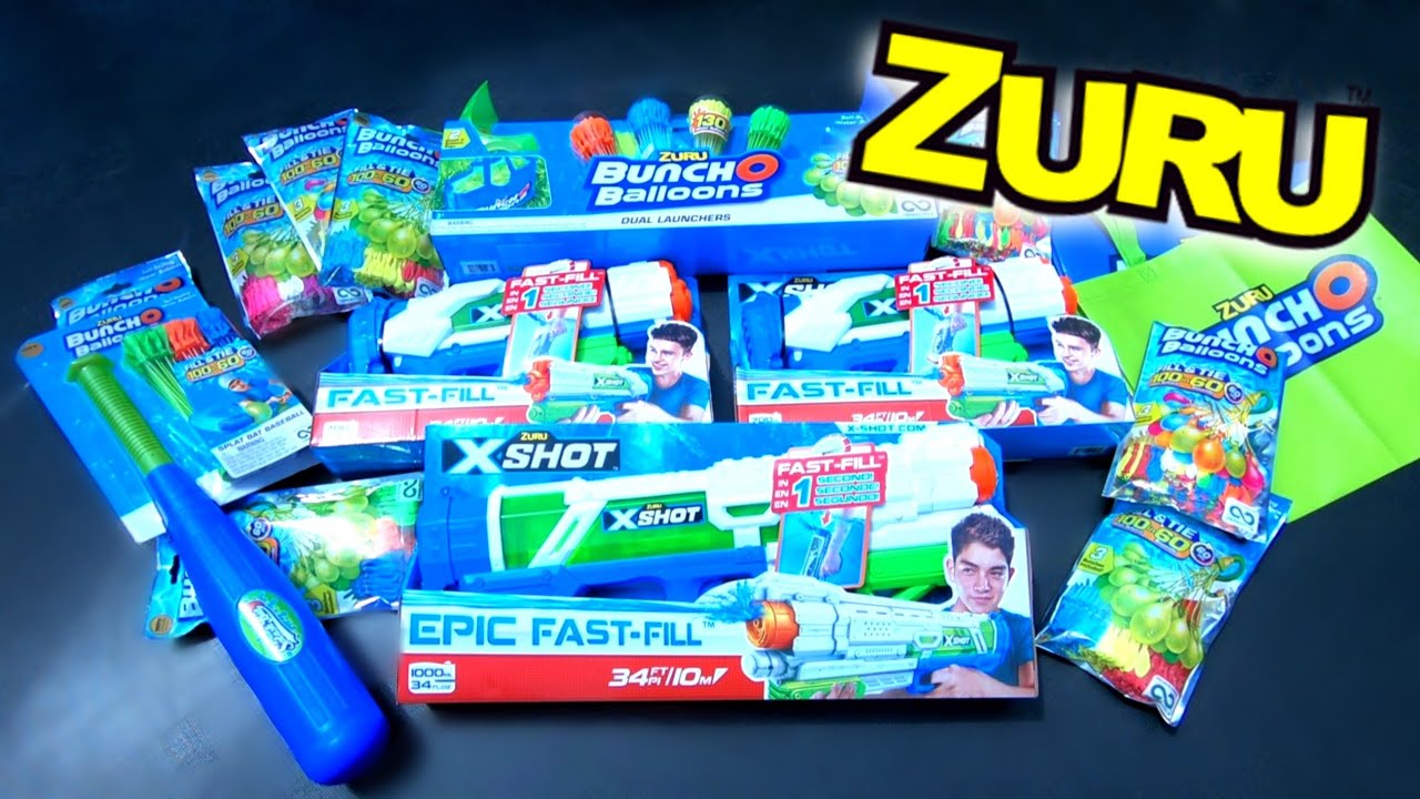 Zuru Bunch O' Balloons Backyard Boredom Busters | Zuru X-Shot Fast-Fill ...