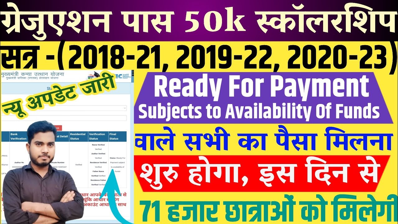 Graduation Pass Scholarship Payment Kab Aaega Graduation Pass