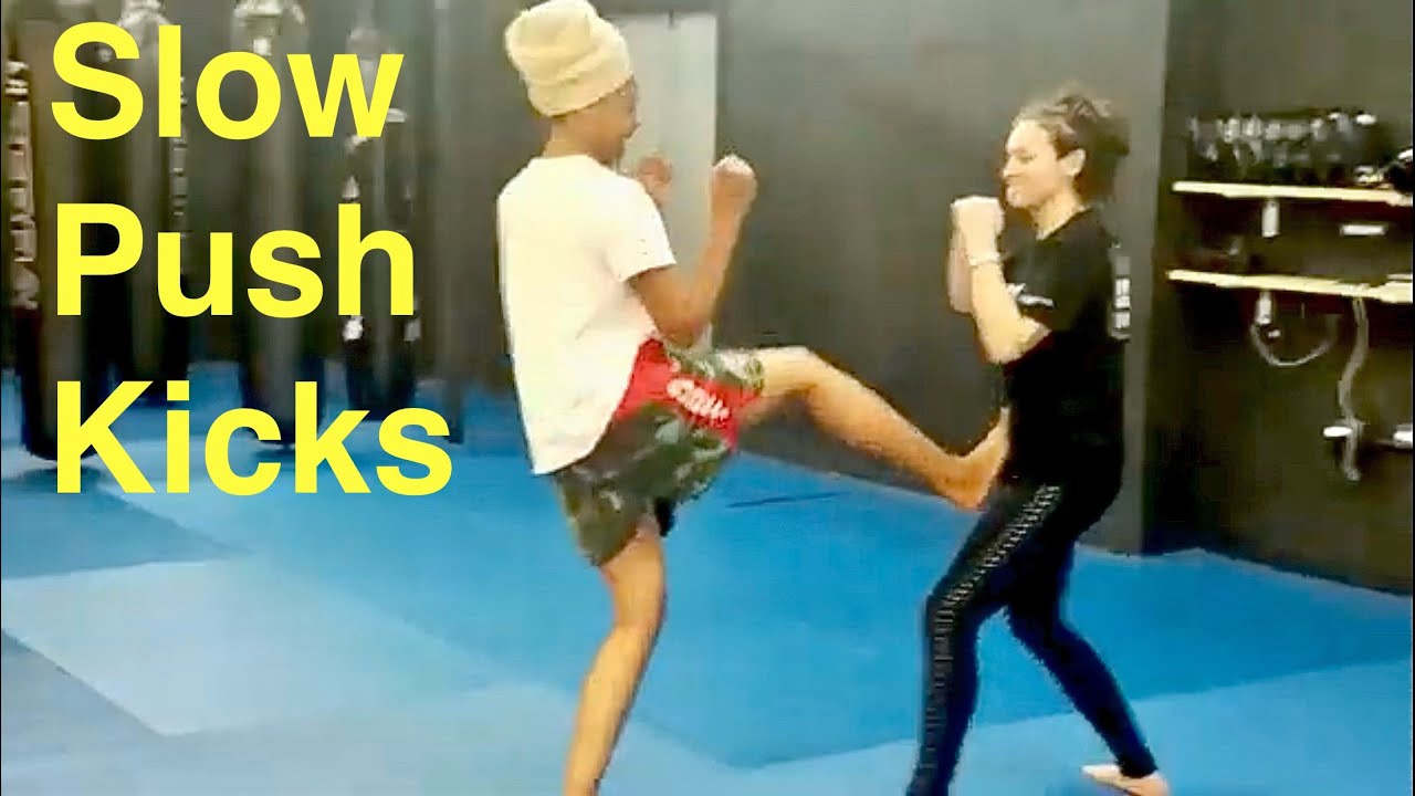 DRILL: Give & Take Slow PUSH KICKS 🦵☯️ Tai Chi Stunt Training for ...