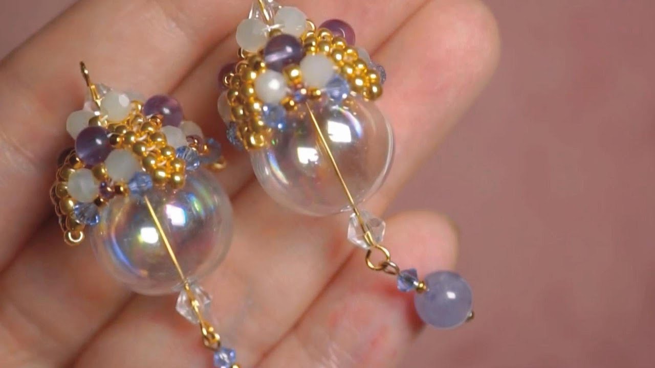 Glass lamp bead string——Jewelry crafted by hand-customjewelry - YouTube