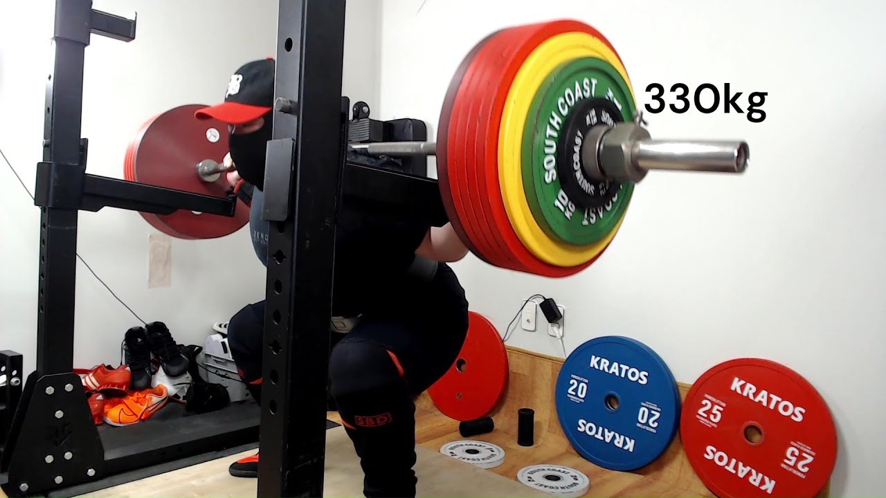 24.03.01 330kg #squat - YouTube