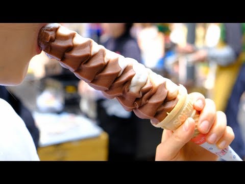 명동 32cm 아이스크림 / Korean Street Food / Amazing 32cm ice cream~! / Myeong-dong