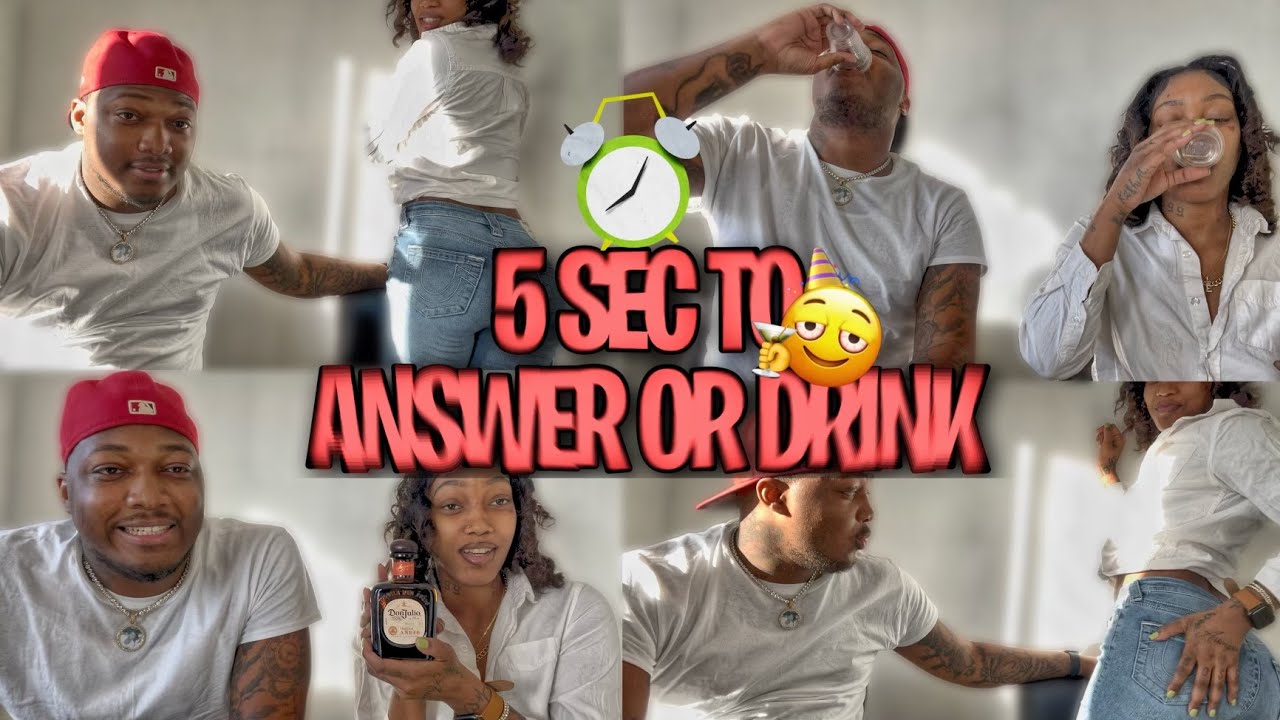 5 SECONDS TO ANSWER OR DRINK 🍸 WITH ELAINE **we got too tipsy🥴 didn't ...