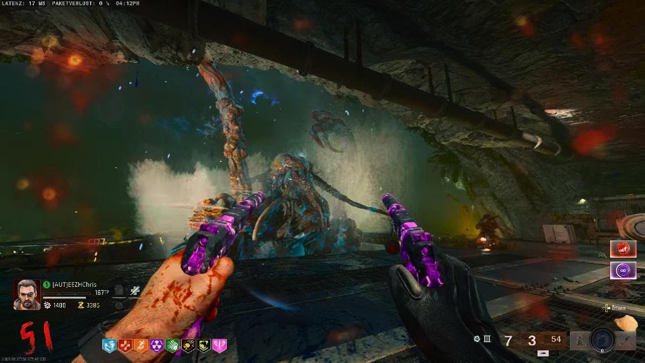 BO6 Zombies dark ops calling card SOLO Terminus bossfight round 51 ...