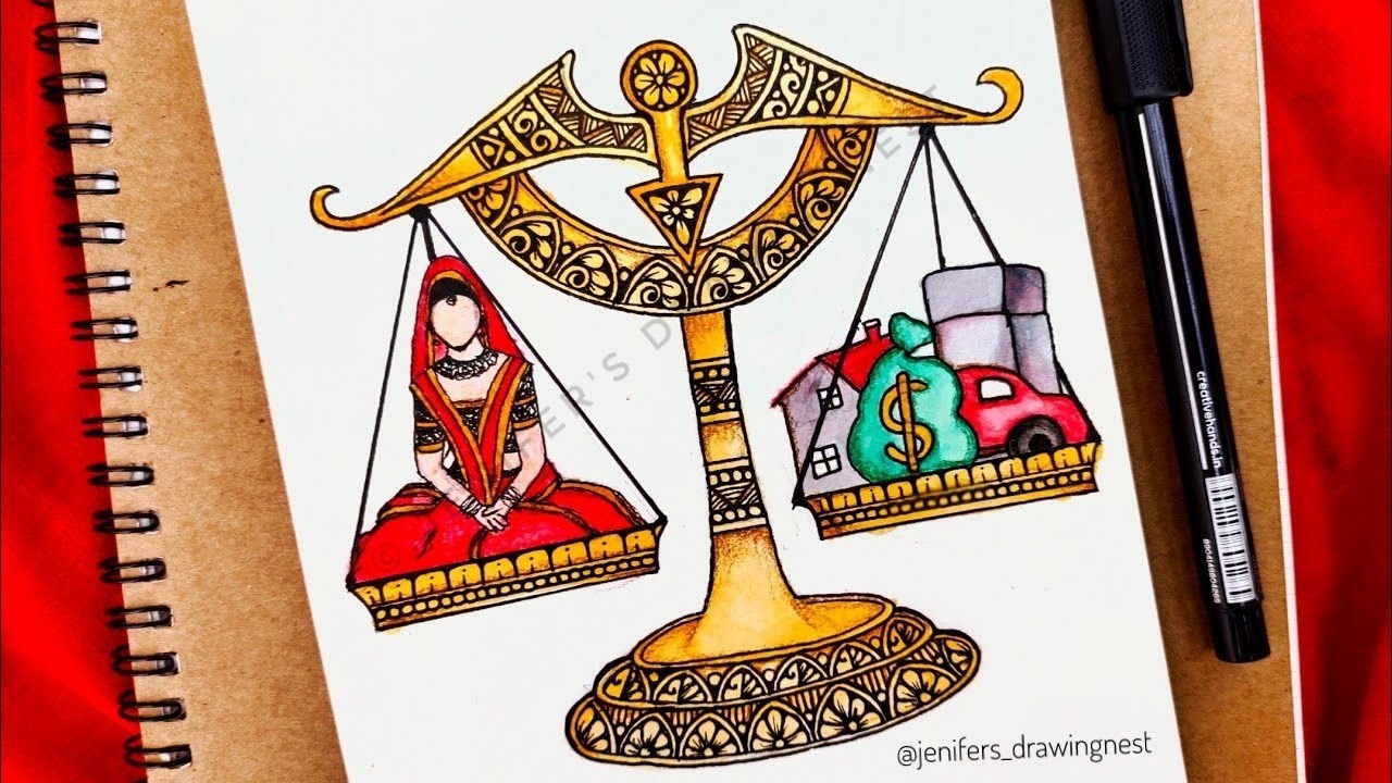 Say No to Dowry | Mandala art for beginners | Social Awareness mandala ...