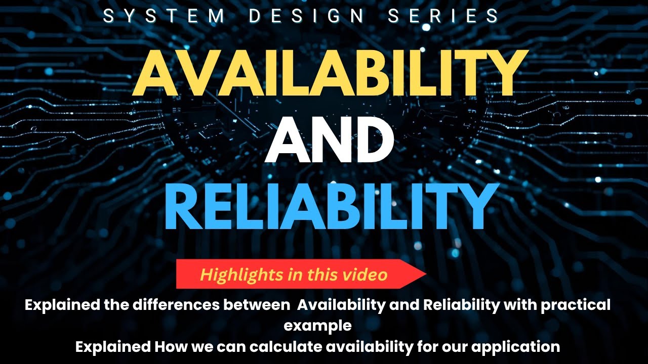 Availability & Reliability: Master 99.999% High Availability - YouTube
