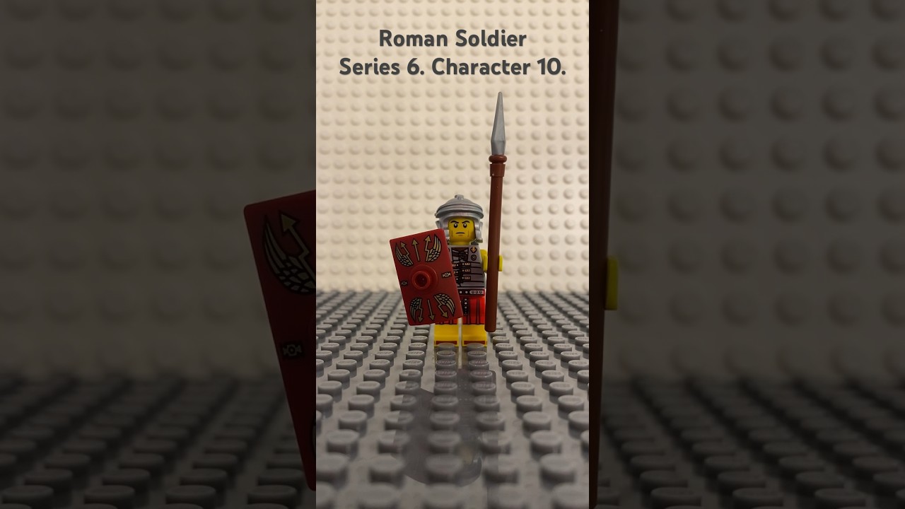 Lego Minifigure. Roman Soldier. Series 6. Character 10 - YouTube