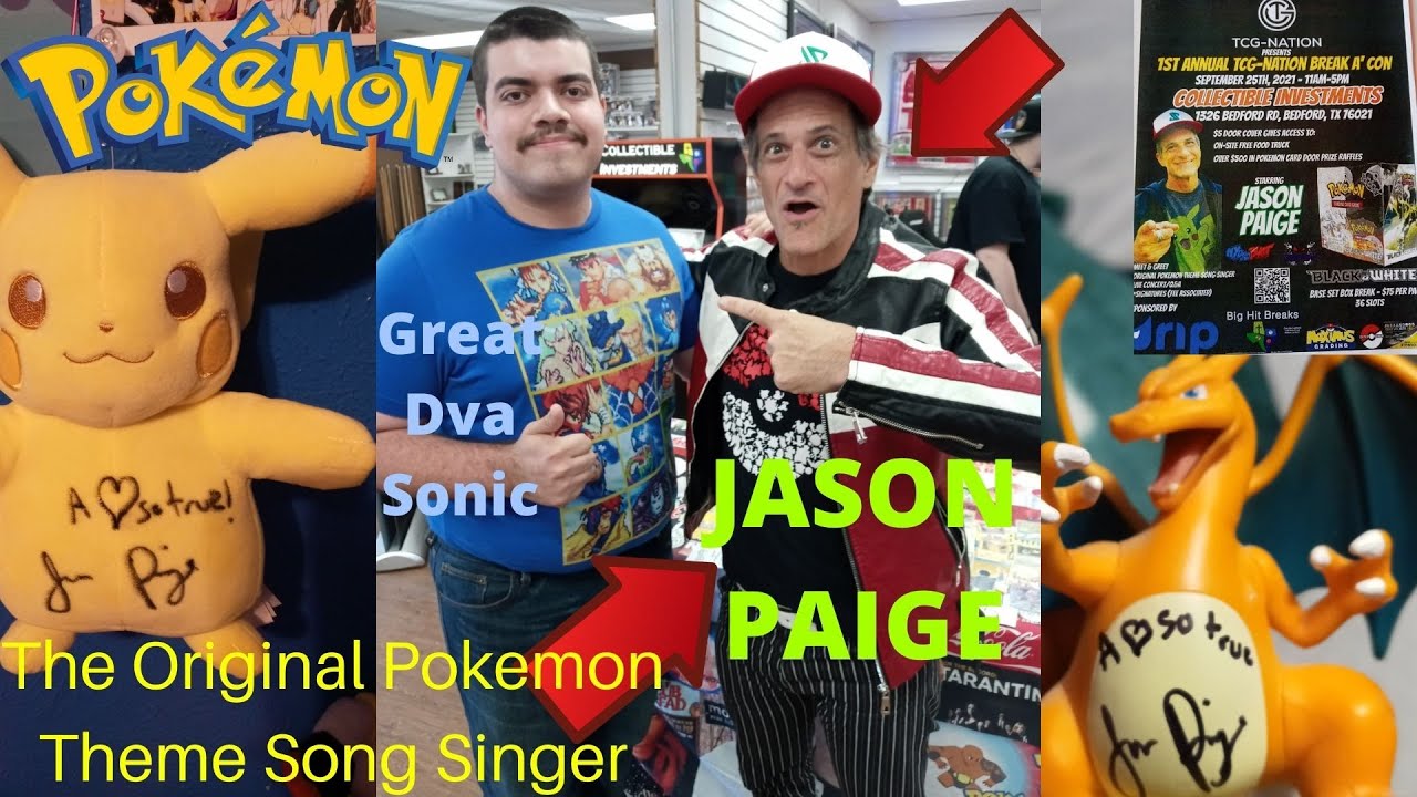 Meeting JASON PAIGE for the First Time , The Original POKEMON Theme ...