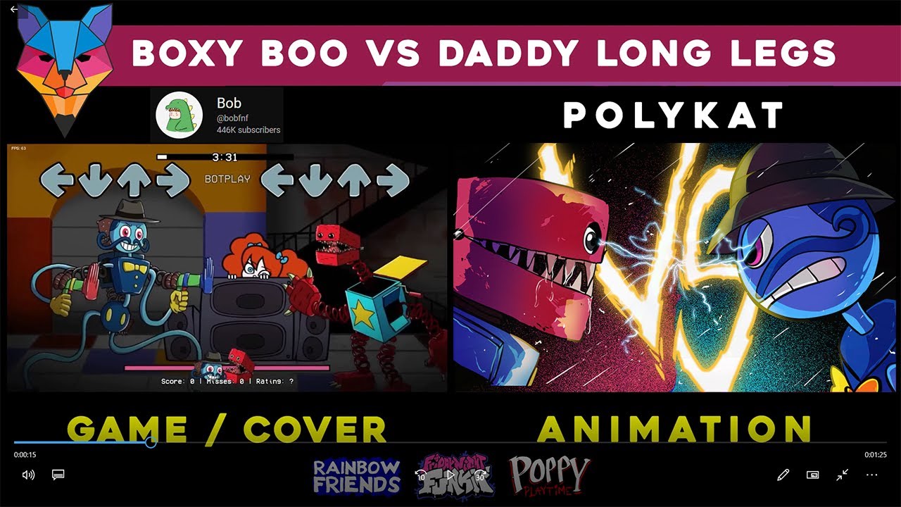 Boxy Boo vs Daddy Long Legs | Project Playtime Boxy Boo Series (Ep. 3 ...