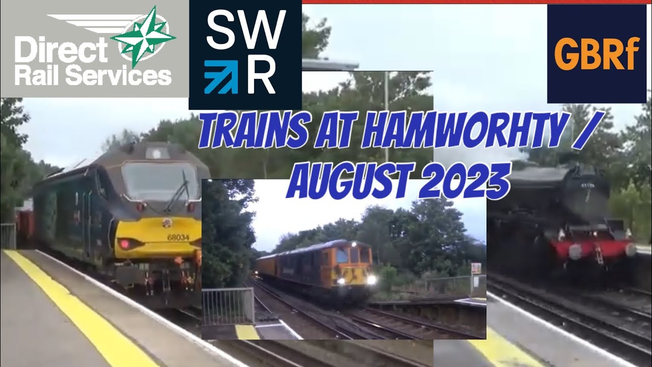 Trains At Hamworthy / August 2023 - YouTube