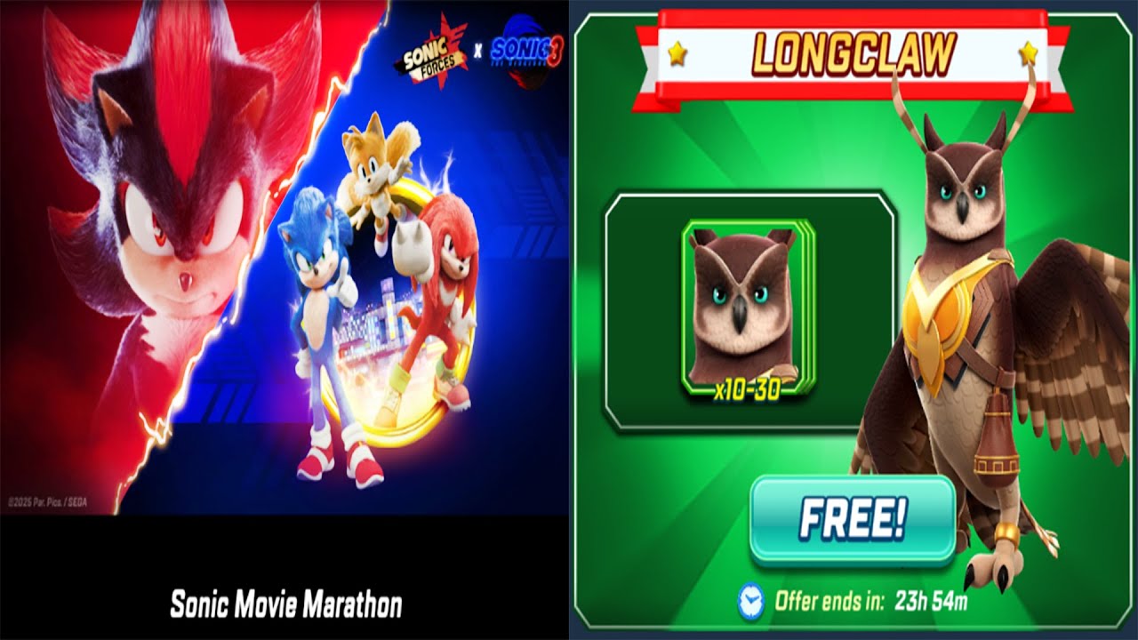 Sonic Forces Mobile - Sonic Movie Marathon Event - Longclaw the Giant ...