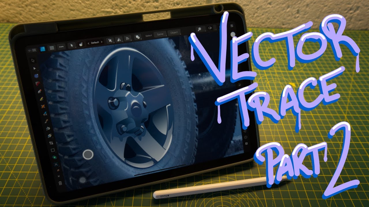 Vector Car Illustration In Affinity Designer - Part Two Wheels - YouTube