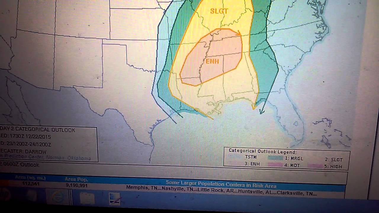 Significant Severe Weather and Tornado Outbreak Likely Tomorrow - YouTube