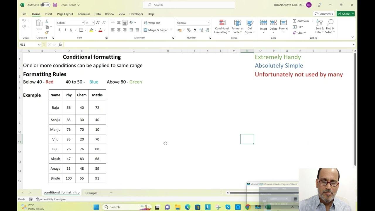 Conditional Formatting in Excel || Sorting in Excel || Filtering in Excel || Excel - Sort and ...