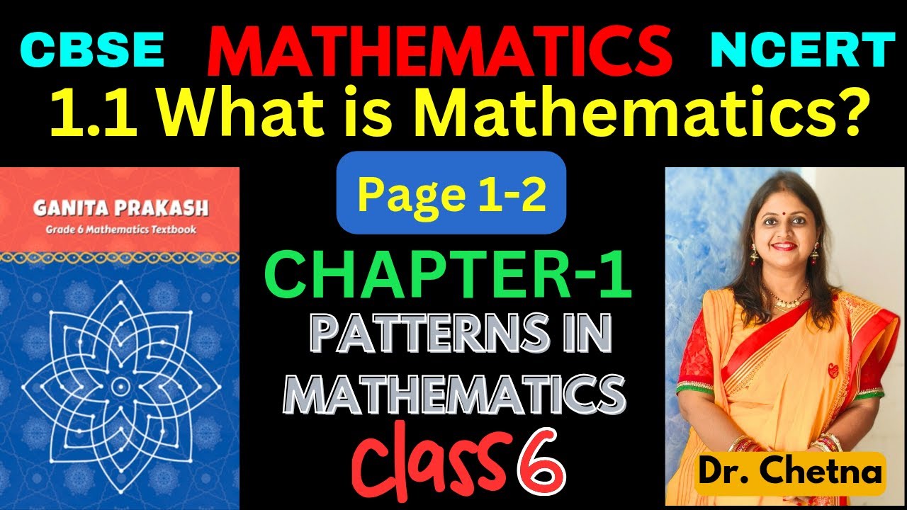 Class-6 Maths Chapter-1 Patterns In Mathematics 1.1 (Page 1-2) हिन्दी ...
