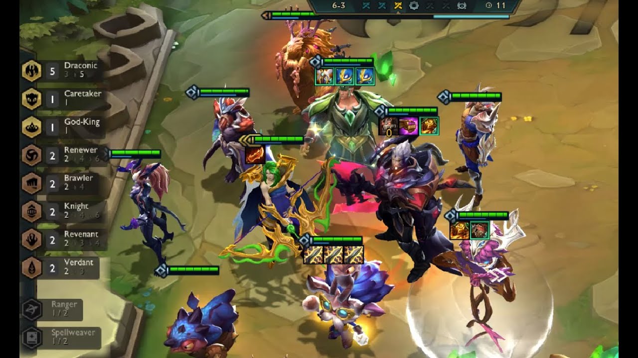 Taric Carry 5 Draconic TaricMoment | Teamfight Tactics(Set 5, 11.13 ...