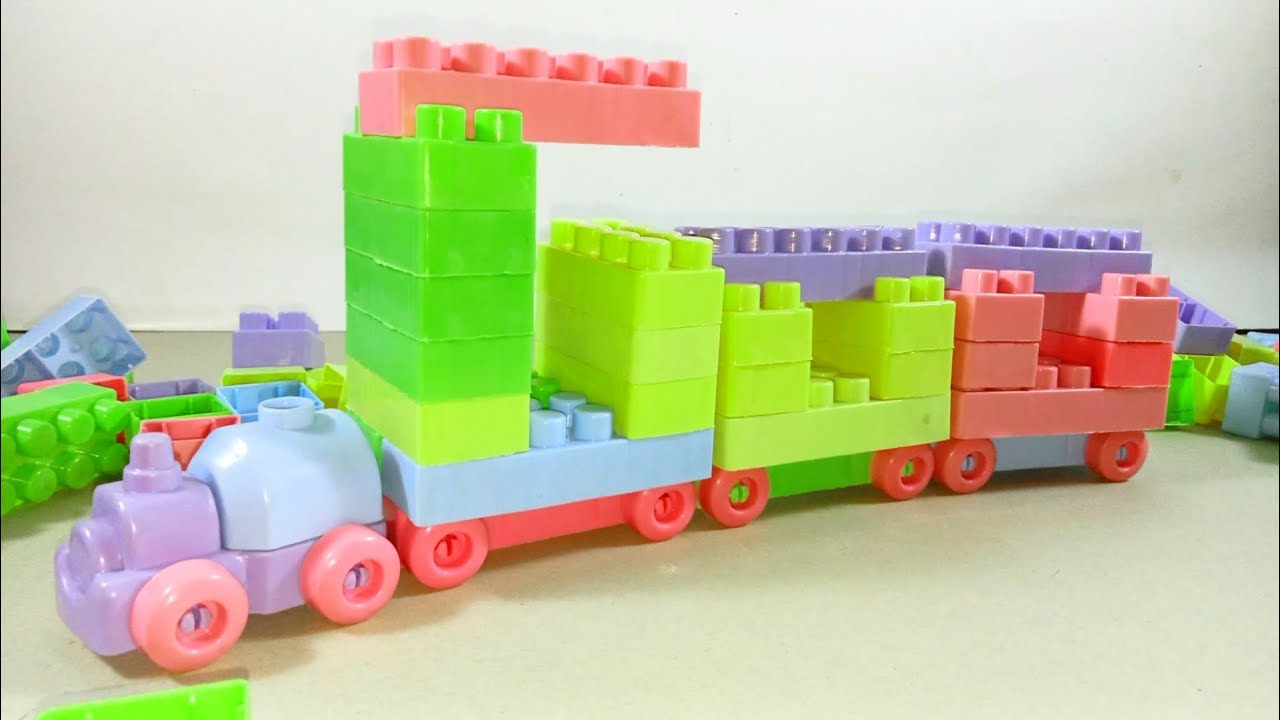 Satisfying DIY Lego Big Train |ASMR Building Blocks Voice |Part 26 ...