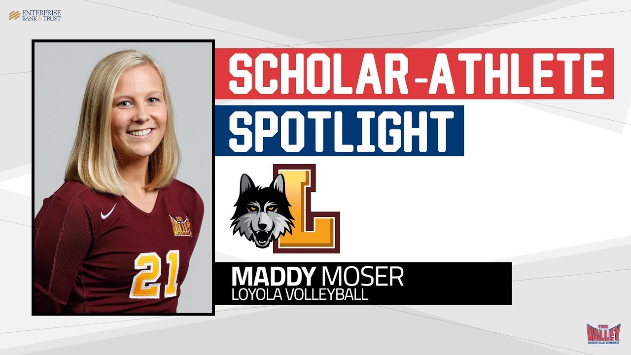 MVC Scholar-Athlete Spotlight - Maddy Moser, Loyola - YouTube