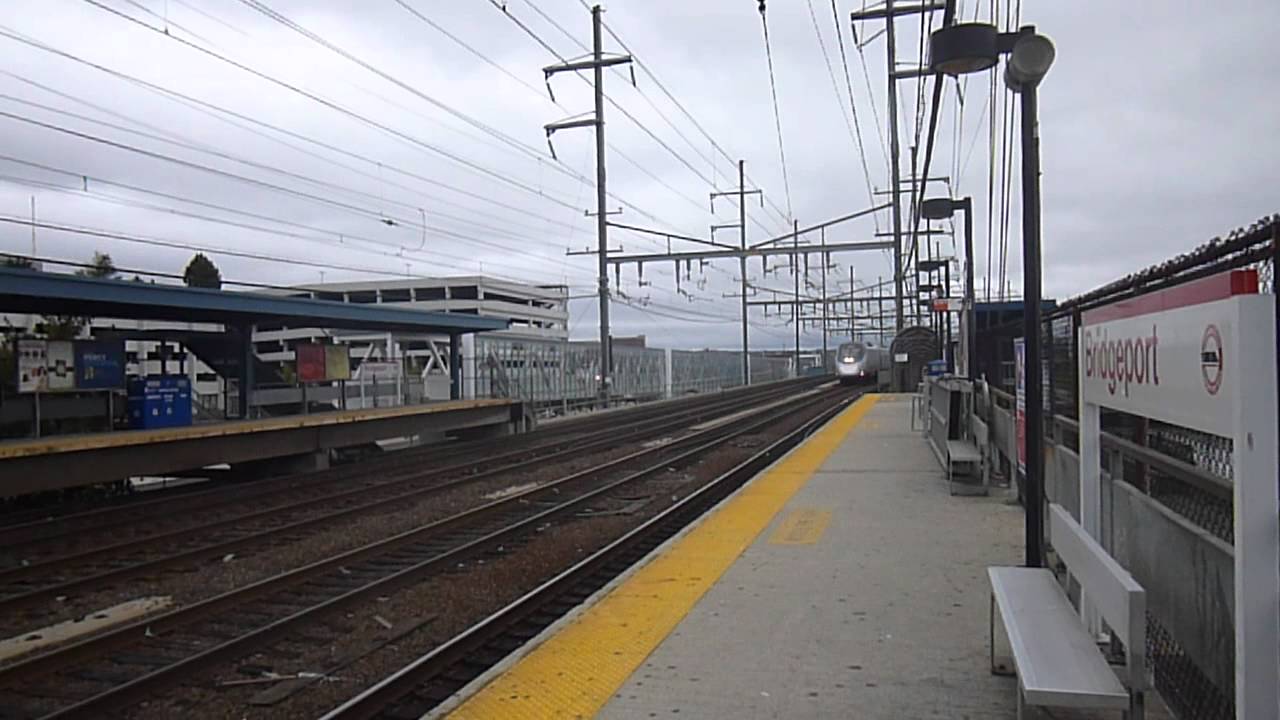 Acela Express Train #2251 in Bridgeport, CT - YouTube