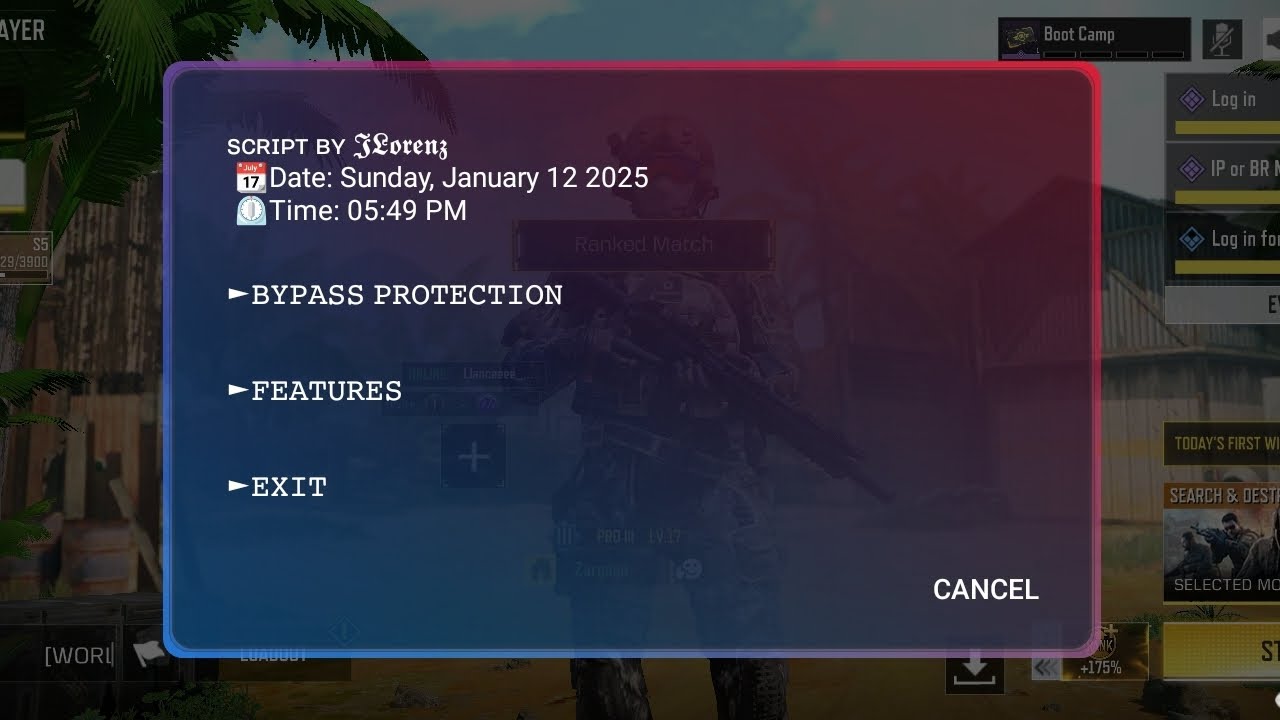 [☠️NEW] CODM GARENA LUA SCRIPT 1.6.49 | @Jlorenz0905 - YouTube