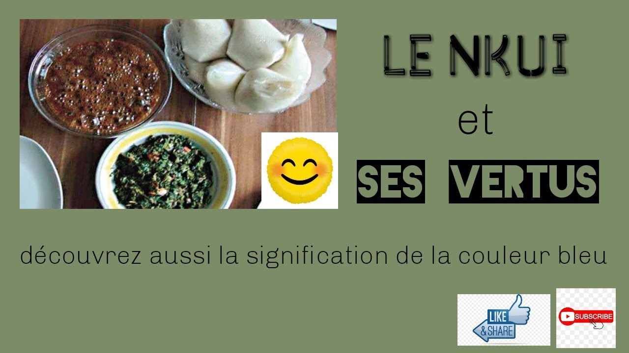 Plat africain (le nkui) - YouTube