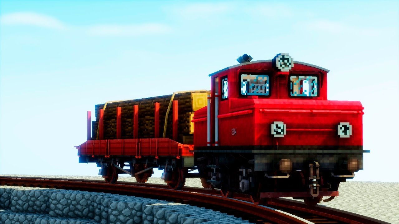 Minecraft circle line railway (die ringförmige Linie Eisenbahn) - YouTube