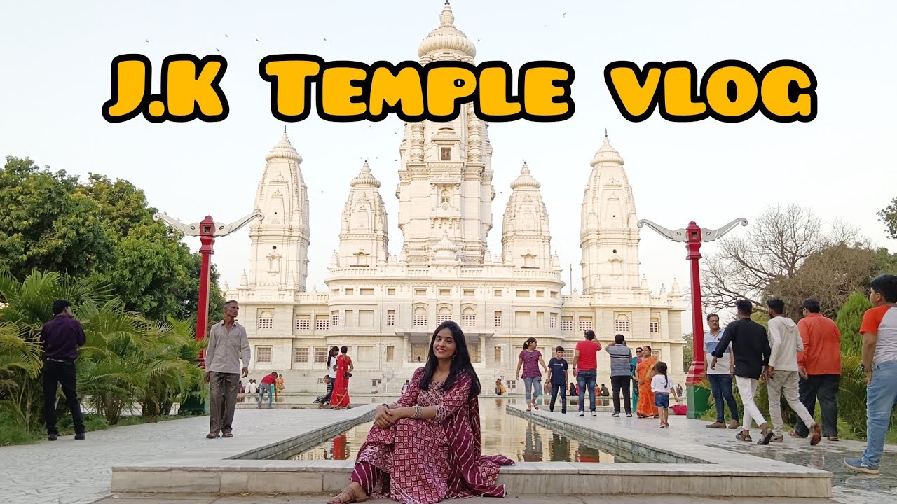 JK Temple/ Radha Krishna temple || Durga Mandir || KANPUR VLOG - 1 ...