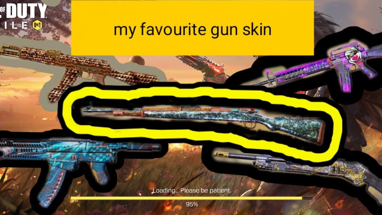 MY FAVOURITE GUN SKIN IN COD ® MOBILE - YouTube