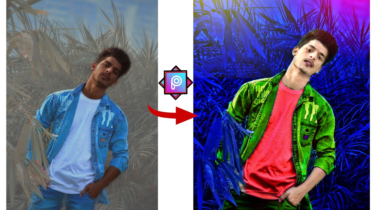 PicsArt Photo Editing Background Change | How to Change Color And Cb ...
