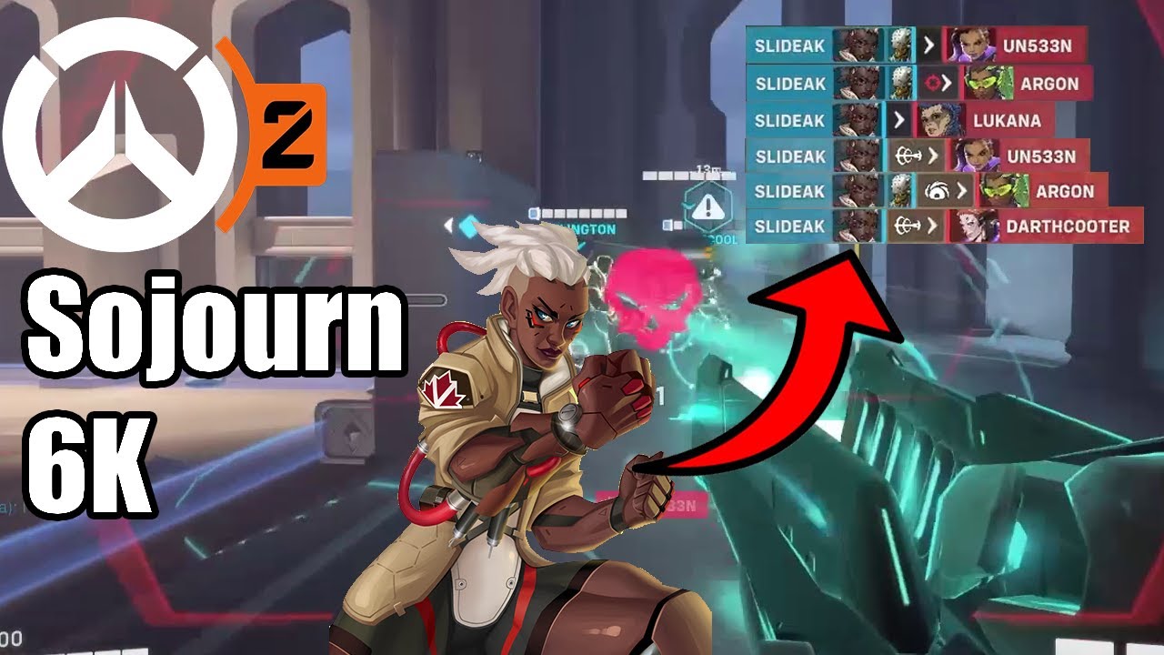 Sojourn Ultimate is OP - 6 Kills to win the match - OVERWATCH 2 - YouTube