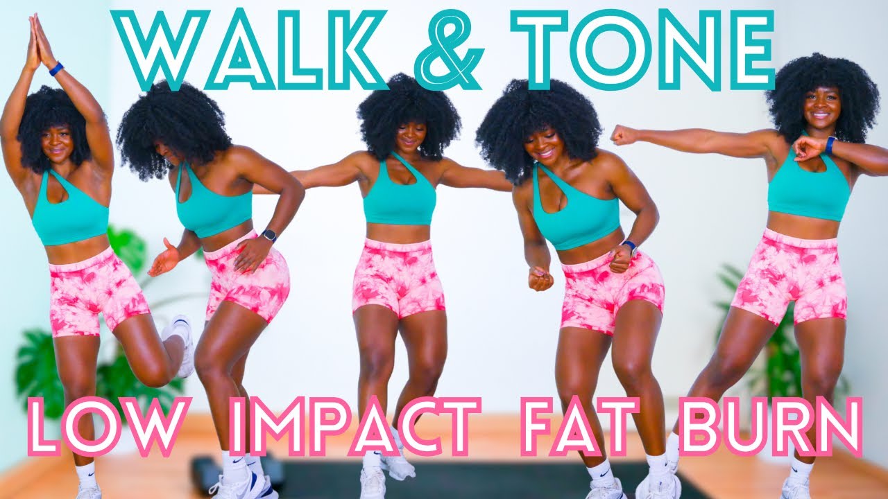 10 MIN WALKING MOVE AND FAT BURN WORKOUT🔥No Equipment, No Jumping🔥 ...