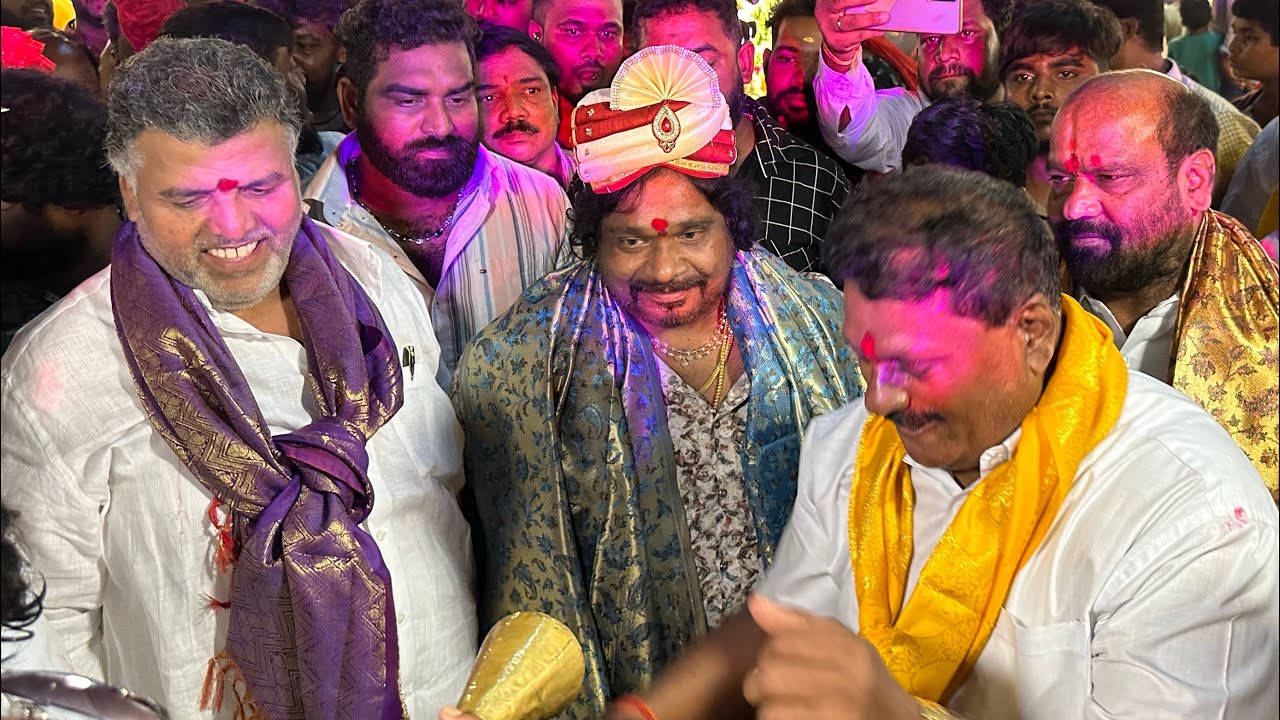 Amberpet Shankar Anna Dance at Pramod Kumar Palaram bandi | Potharaju ...