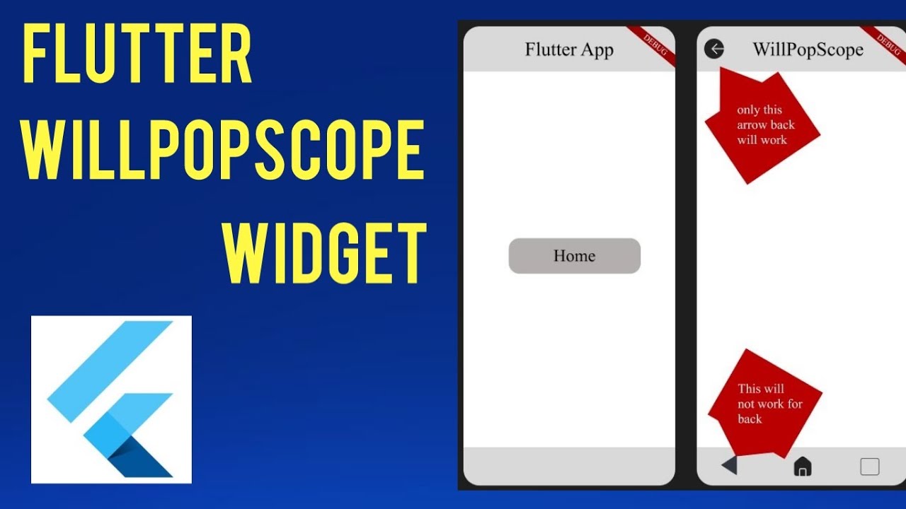 Flutter Willpopscope Widget Explained Prevent Back Navigation Like A Pro Youtube