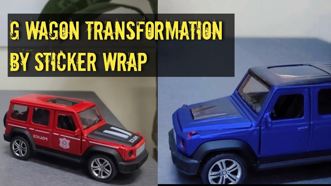 G wagon Transformation By Sticker Wrap♥️💥💙 - YouTube