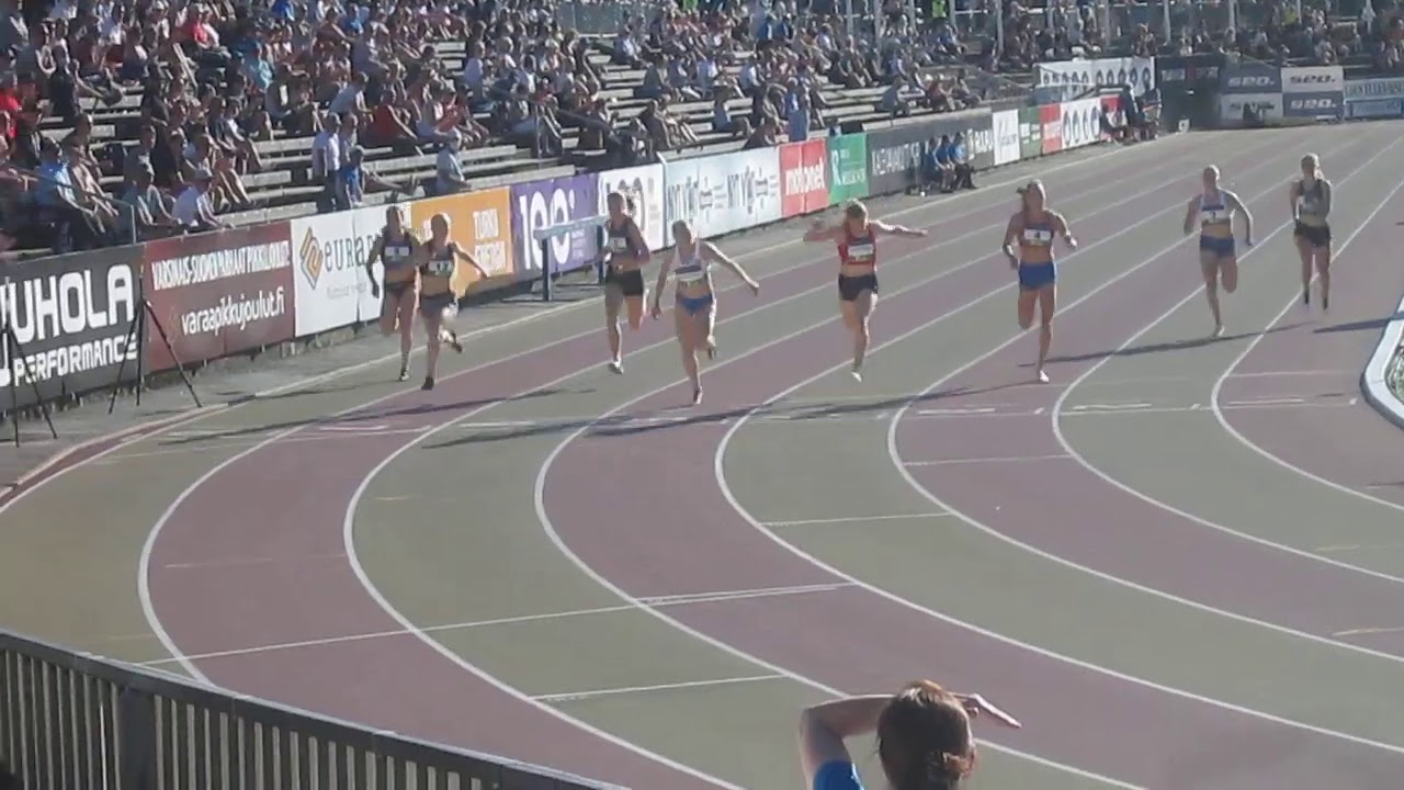 006 Turku Kalevan kisat 2020 200m 1) Anniina Kortetmaa 2) Lotta ...