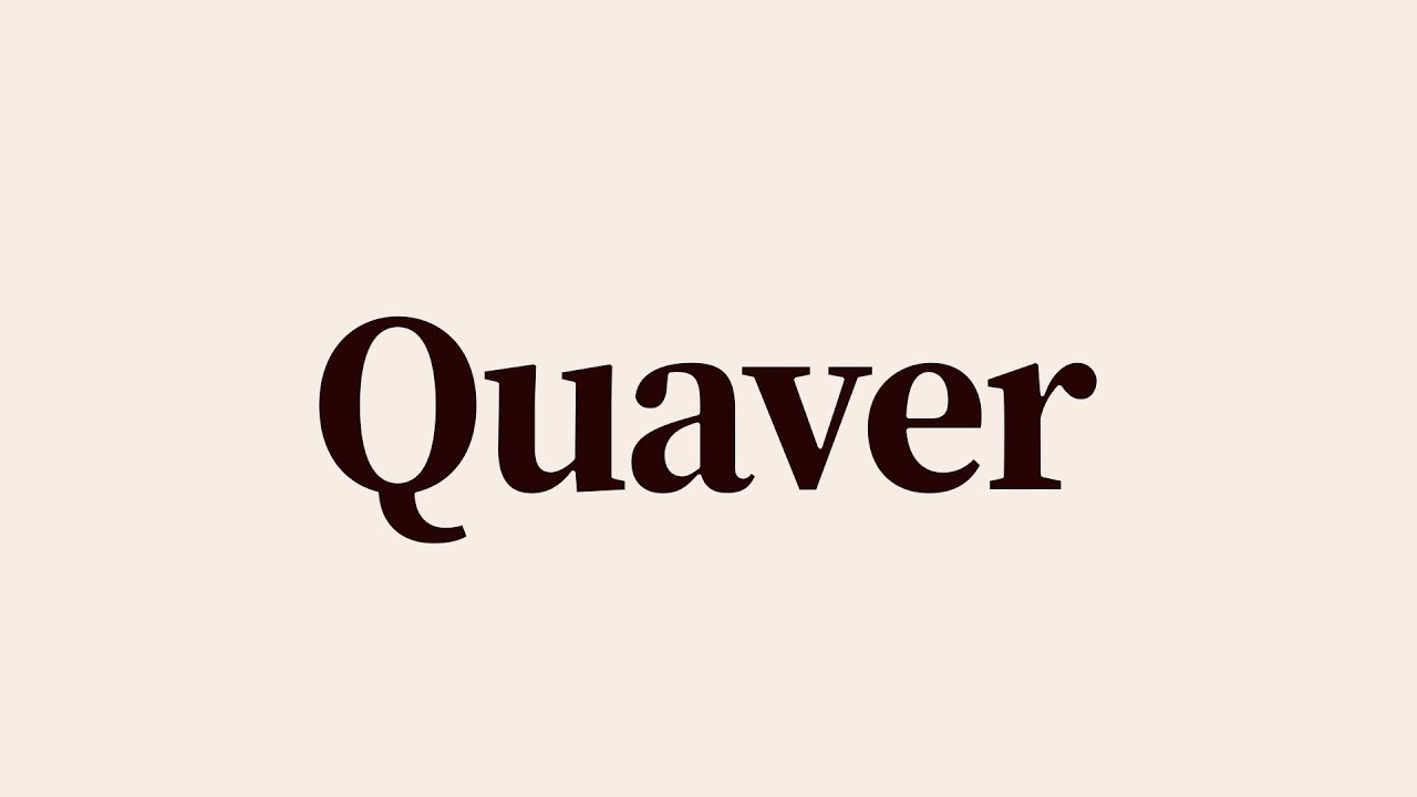 Quaver Meaning and Definition - YouTube