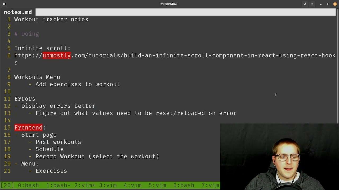 Building a workout tracker using Wails.app with React and Golang - Part 20 | Twitch Stream - YouTube