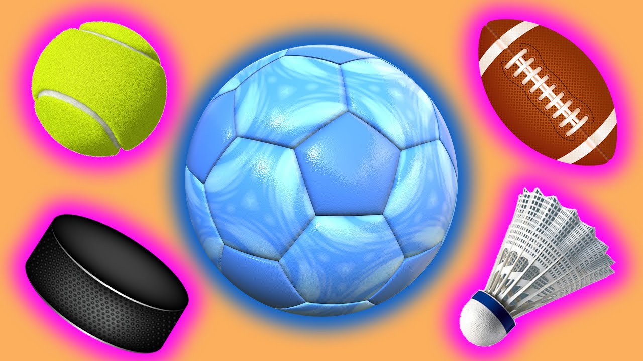 15 Minutes Learn Easy Balls | Master Sports Balls in English For ...