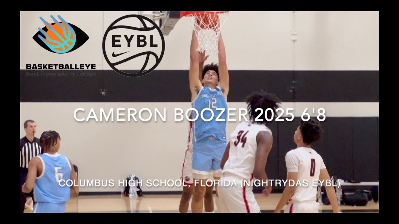 Cameron Boozer 2025 6'8 Columbus High School, Florida (Nightrydas EYBL ...