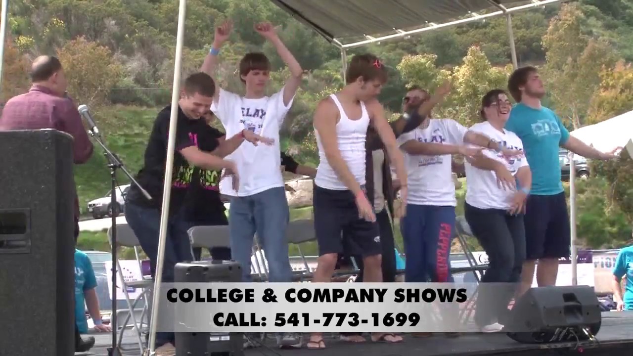 STAGE HYPNOSIS SHOWS WITH TOM SILVER HYPNOTIST CALL NOW - YouTube