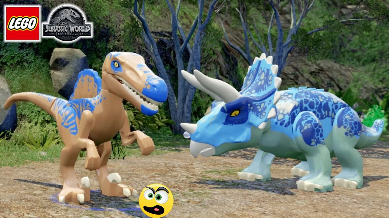 LEGO Jurassic World Dominion - CRIEI O SPINORAPTOR E SINOCERATOPS - YouTube