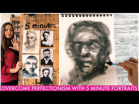 Overcome Perfectionism with 5 Minute Portraits ( Pan Pastel ...