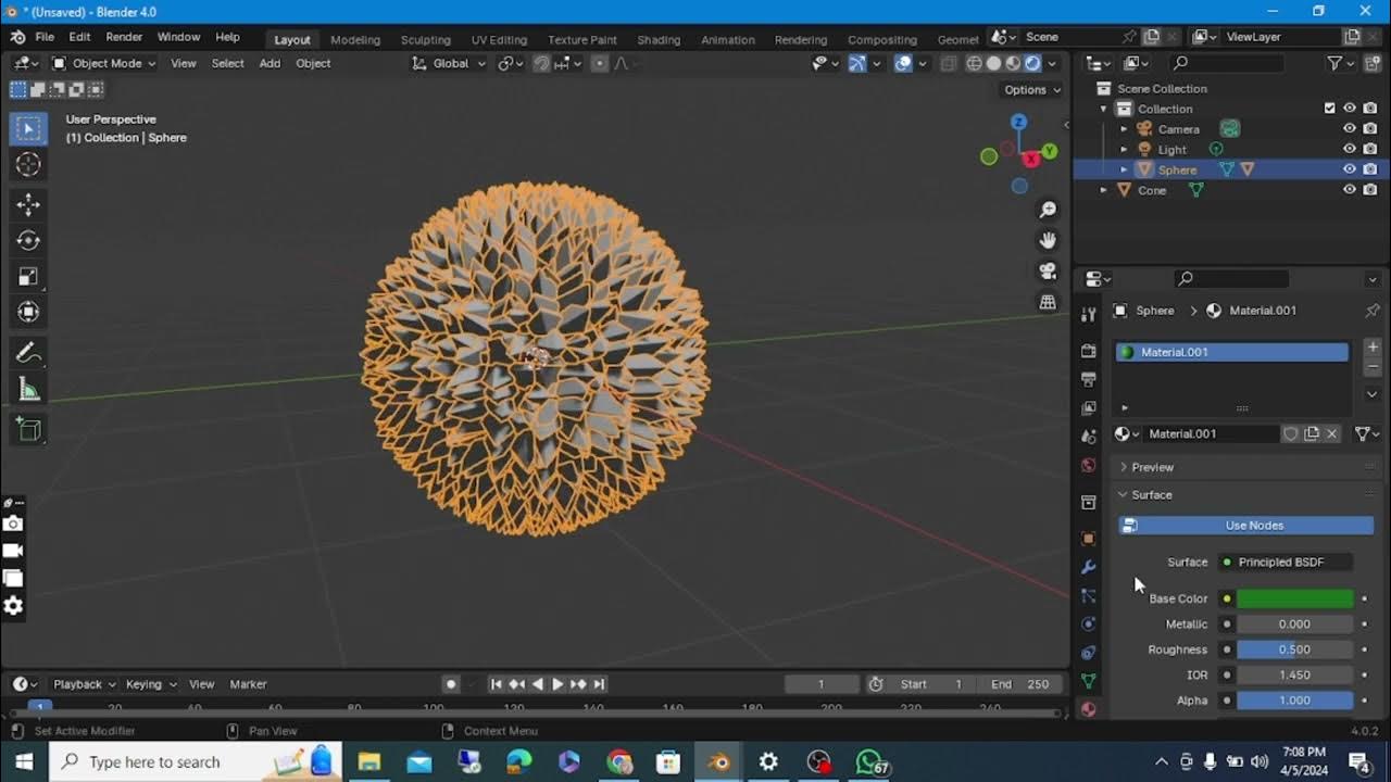 Tutorial Membuat Durian di Blender - YouTube