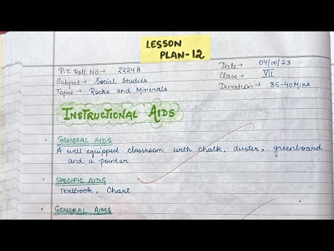 Lesson Plan -12 | Social Studies | Topic - Rocks and Minerals | Macro ...