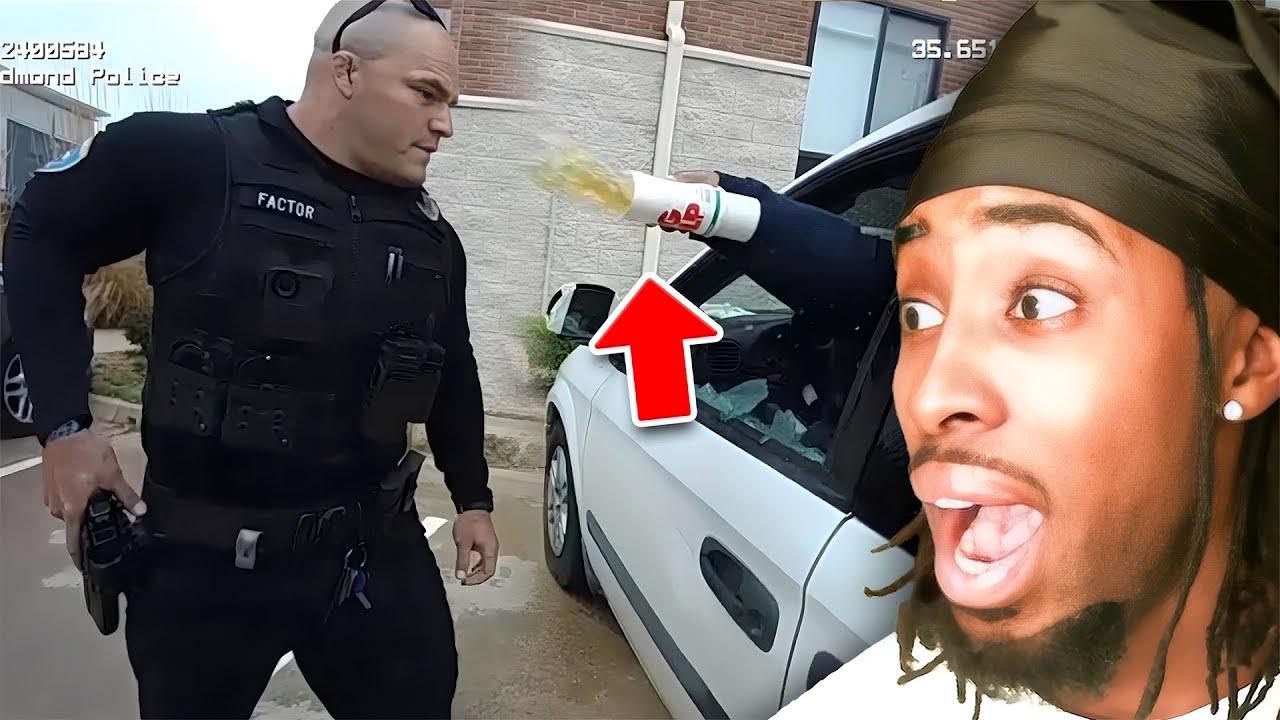 She Threw a Cup Of Her Pee onto a Police Officer - YouTube
