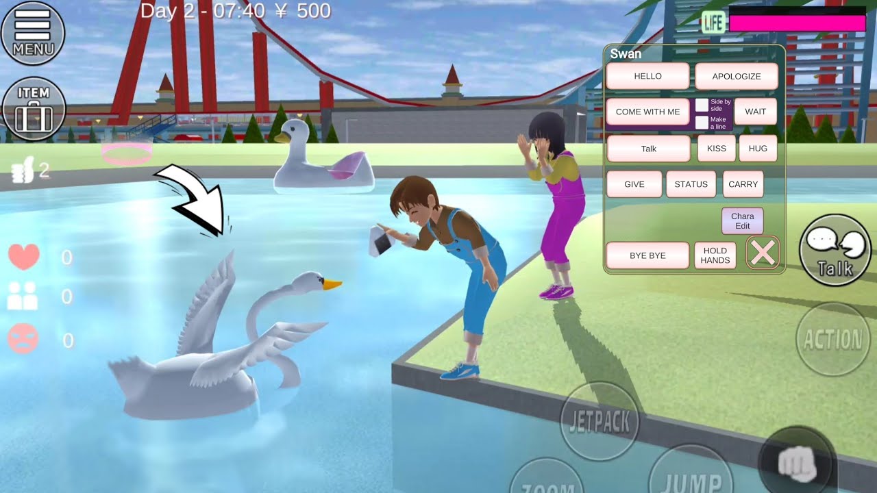 Swan Costume | TUTORIAL | SAKURA SCHOOL SIMULATOR - YouTube