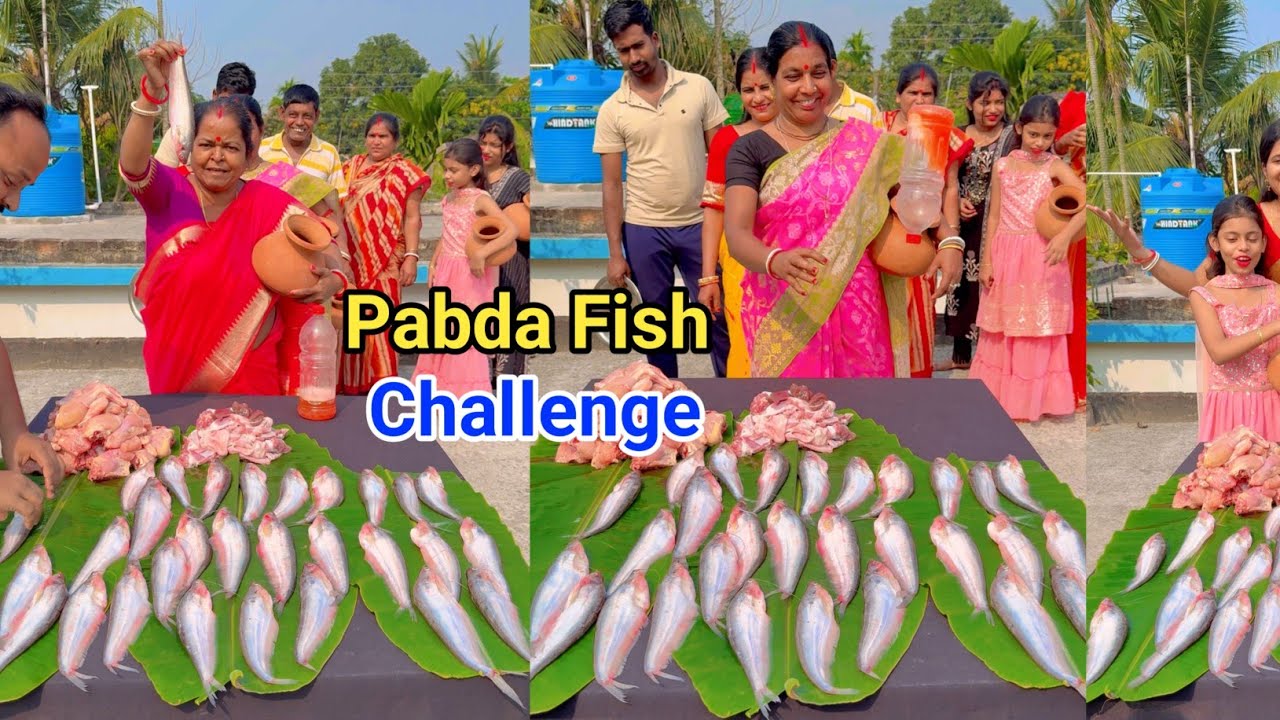 Choose Pabda Fish Mutton Chicken Funny Challenge Video - YouTube