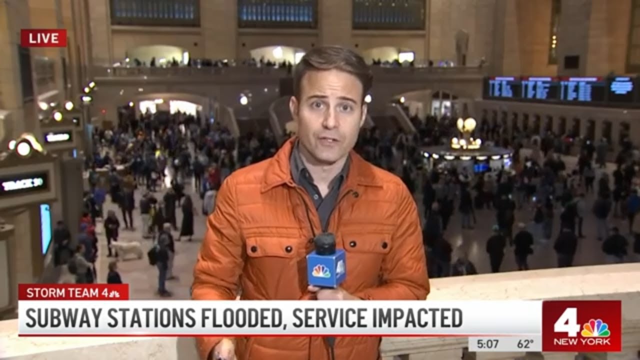 Nightmare at Grand Central and LaGuardia as floods inundate NYC | NBC ...
