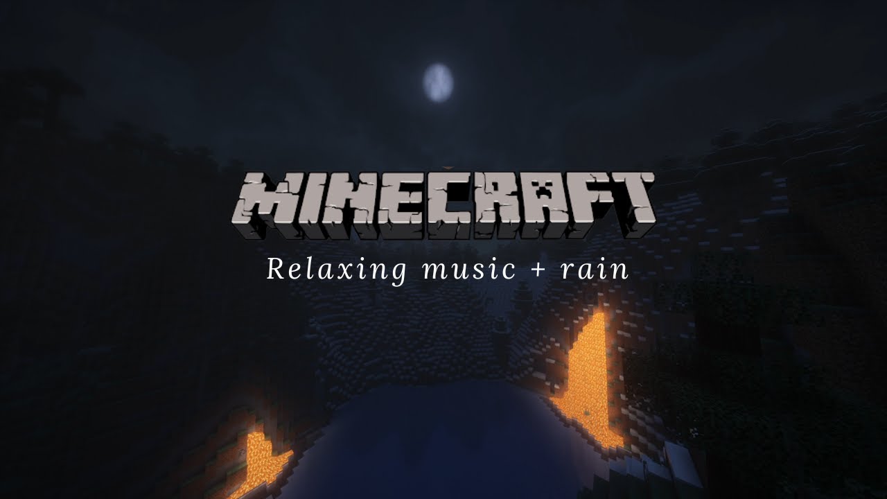Minecraft Relaxing Rain+Music #minecraft #sleep #asmr #chill #music # ...